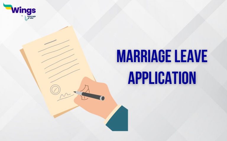 Marriage Leave Application: Format, Sample, and Examples | Leverage Edu
