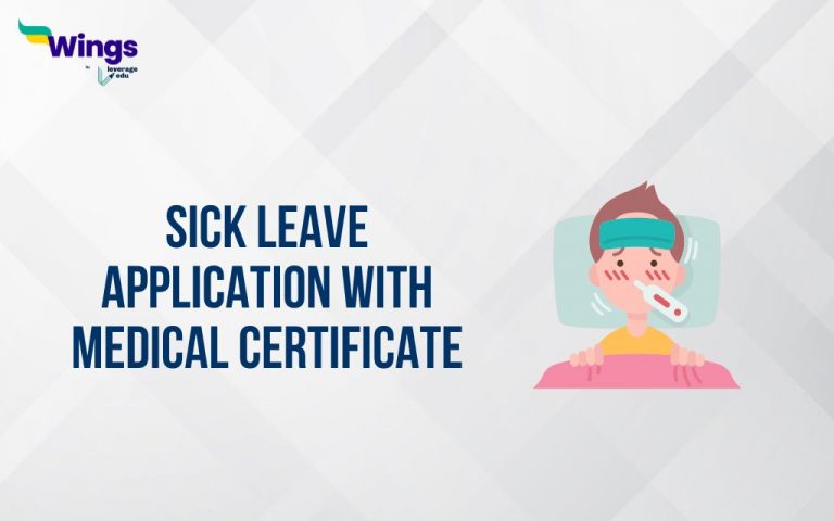 Sick Leave Application with Medical Certificate: Format and Samples ...
