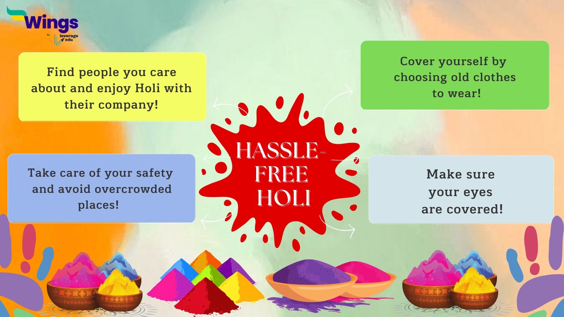 Tricks and Tips for a Hassle-Free Holi! | Leverage Edu