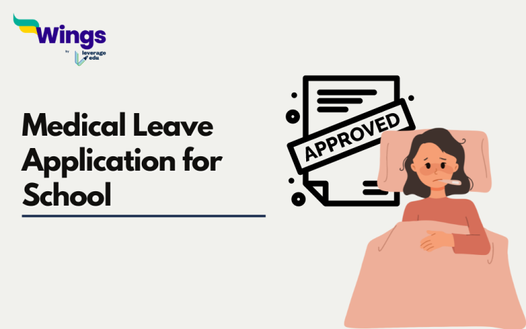 Medical Leave Application for School: Format, Samples, Tips to Write ...