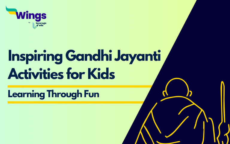 Gandhi Jayanti Activities for Kids | Leverage Edu