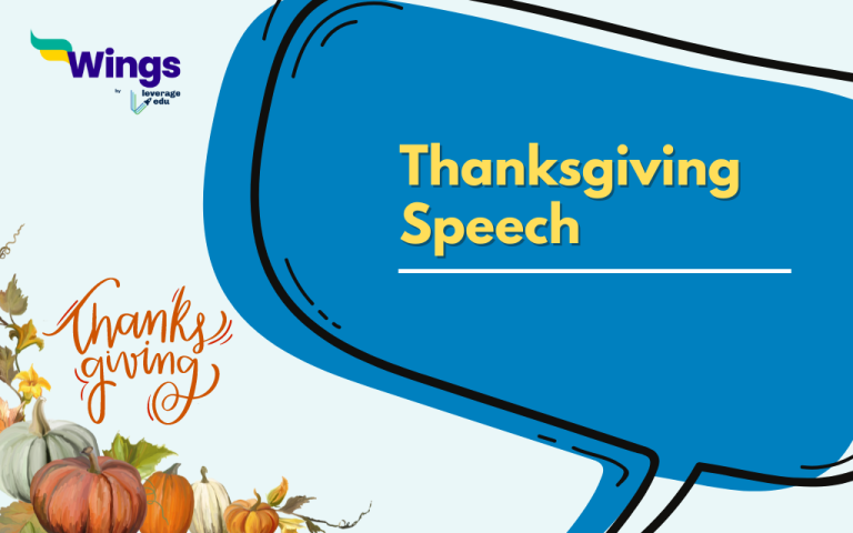 Thanksgiving Speech Samples for Students in English | Leverage Edu