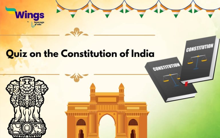 Quiz on Constitution of India: Quiz on Constitution of India with ...