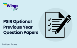 PSIR Optional Previous Year Question Papers: Free PDF Download