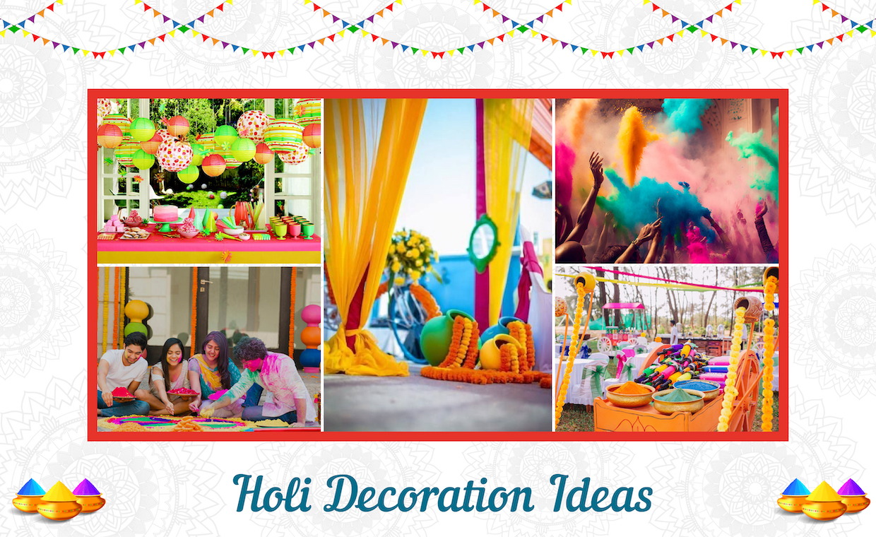 Holi Home Decoration: Holi Decoration Ideas for Your Place | Leverage Edu