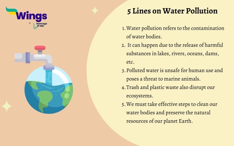 5, 10, and 20 Lines on Water Pollution for Students