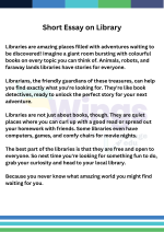 Essay on Library: 100, 200 and 250 Words | Leverage Edu