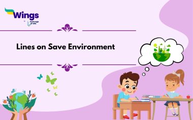 5 and 10 Lines on Save Environment in English for Students