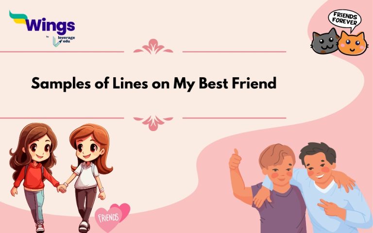 Samples of Lines on My Best Friend