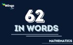 62 in Words: How to Spell 62 in English and Solved Examples