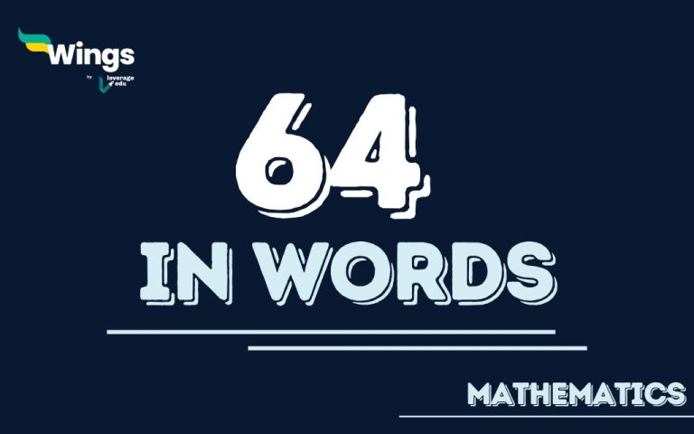 64 in Words: How to Spell 64 in English?
