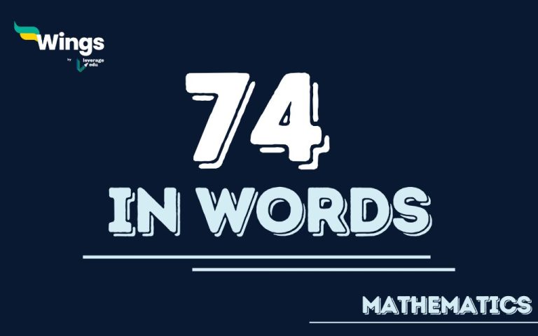74 In Words: How to Spell 74 in English?