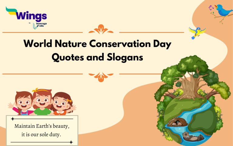 30 World Nature Conservation Day Quotes and Slogans