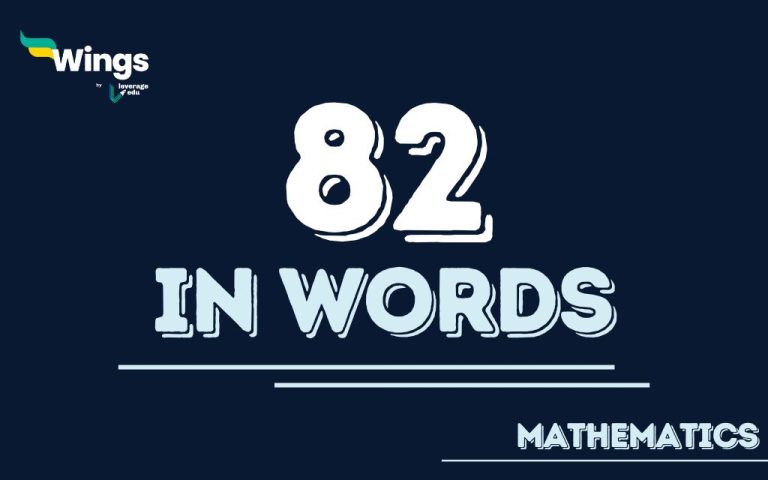 82 in words: How to Spell 82 in English and Solved Examples