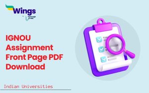 IGNOU Assignment Front Page PDF Download | Leverage Edu