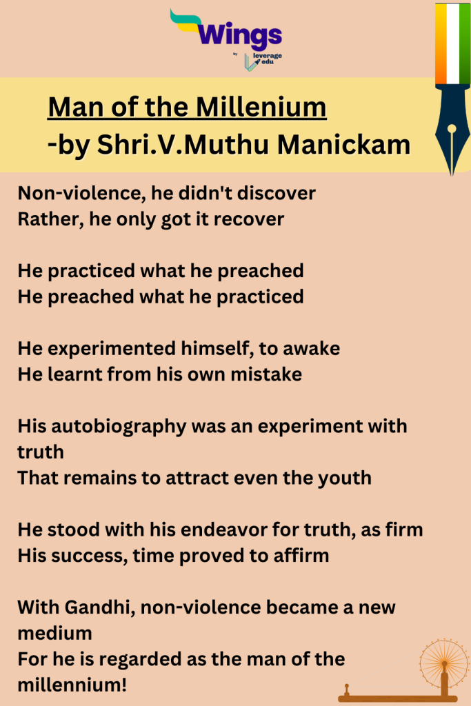 8 Poems on Gandhi Jayanti in English for 2025 | Leverage Edu
