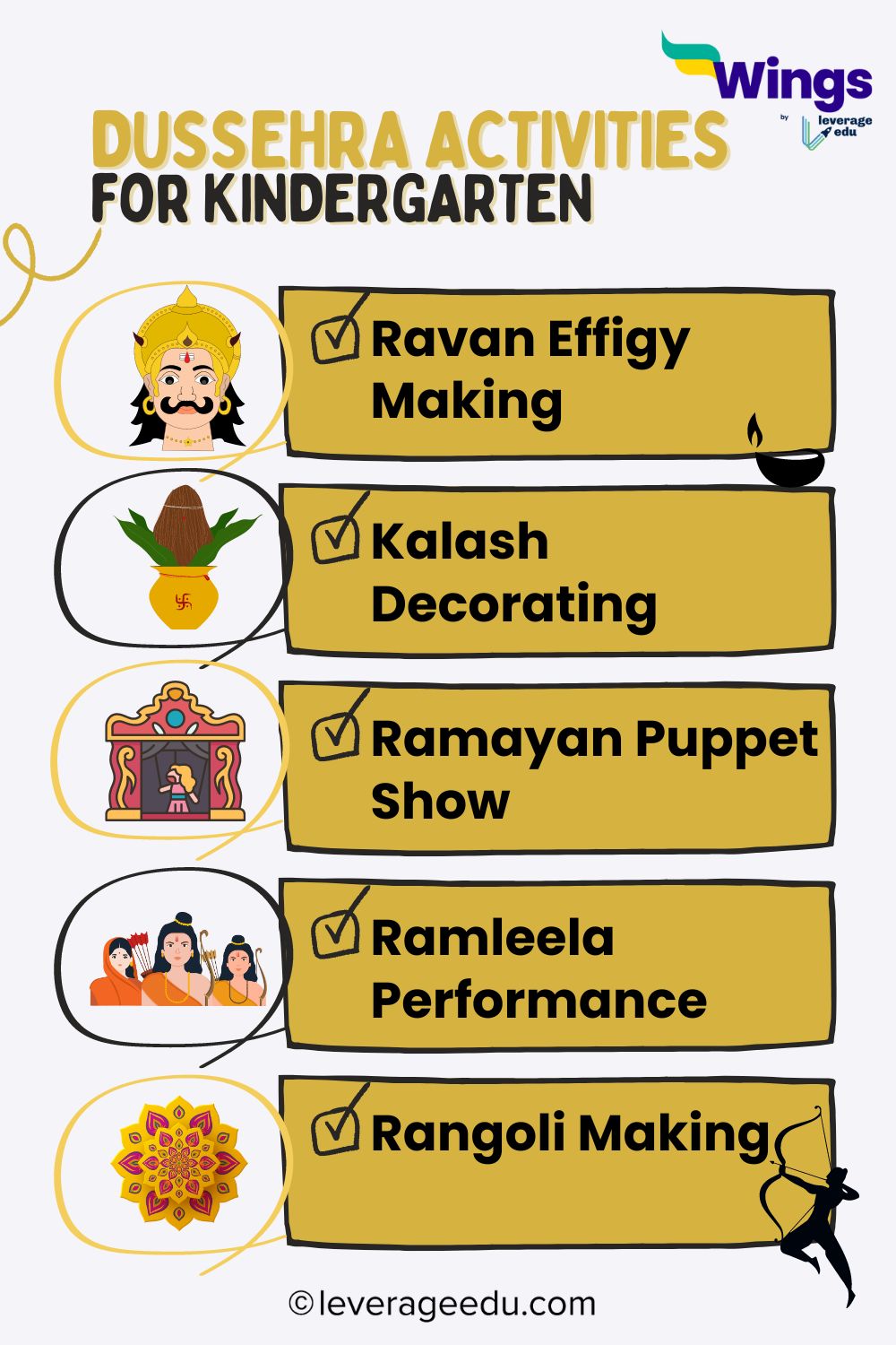 Dussehra Activities for Kindergarten | Leverage Edu