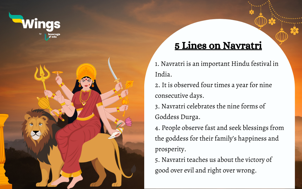 5, 10, and 20 Lines on Navratri in English for Students