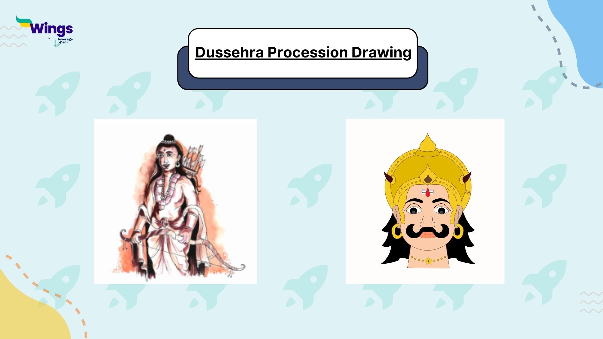 Ideas for Dussehra Drawing for Kids | Leverage Edu